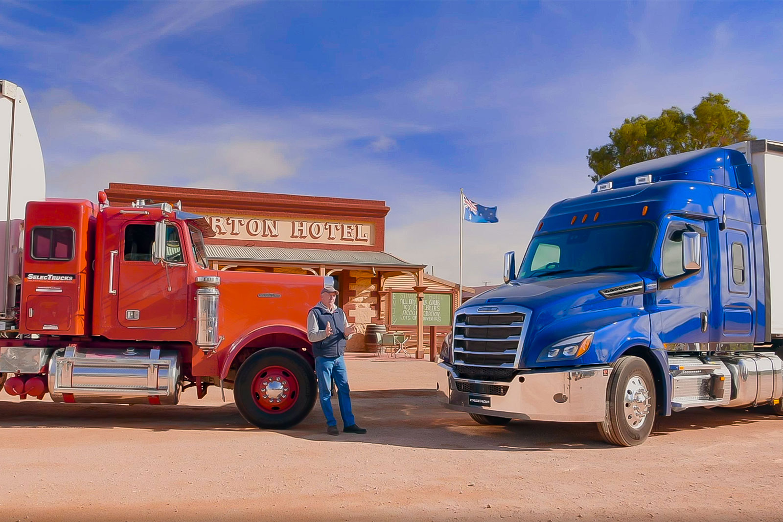Truck TV Australia compare the new Cascadia & Australia’s first ...