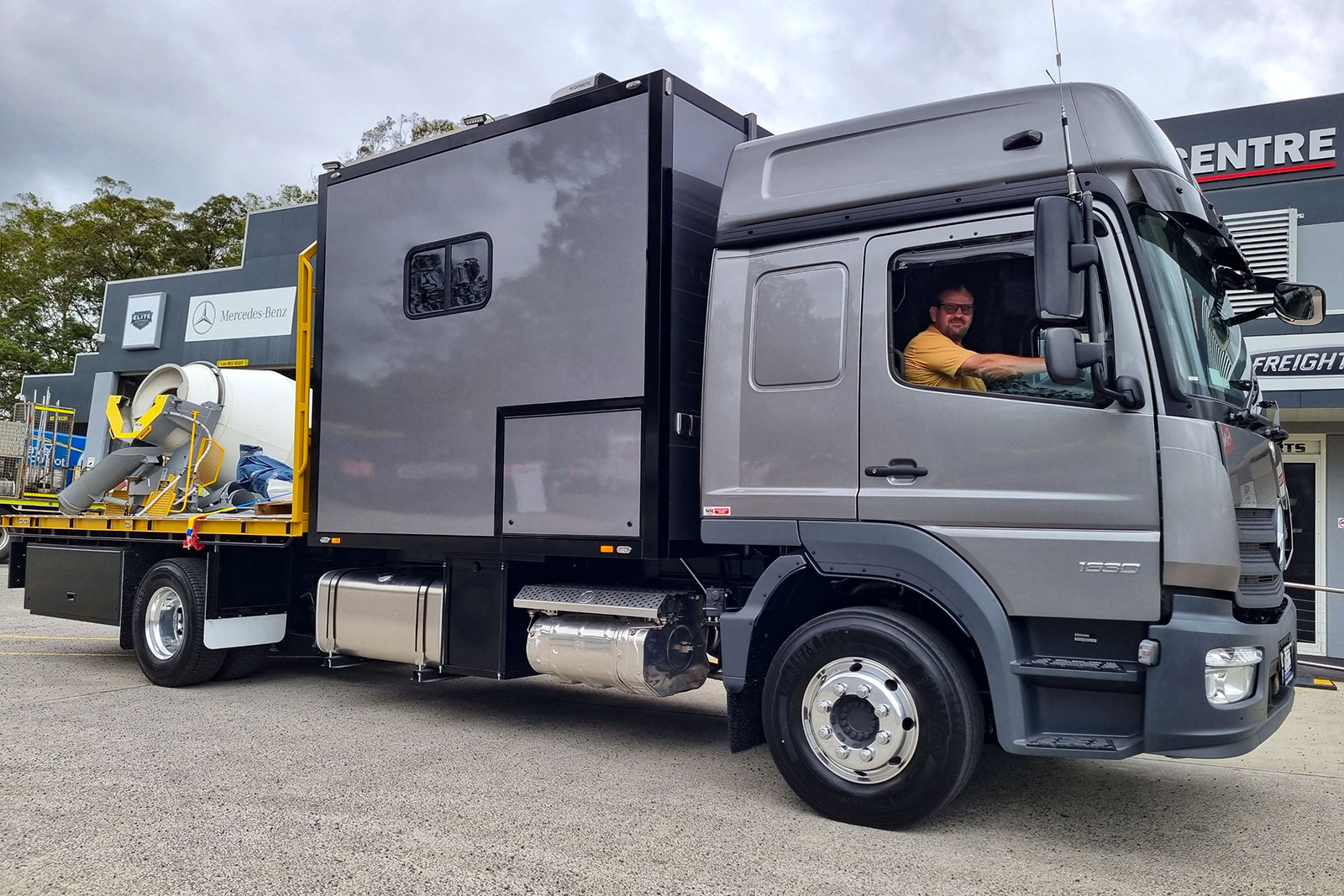 Mercedes Benz Atego with air conditioned dog kennels & kitchenette on ...