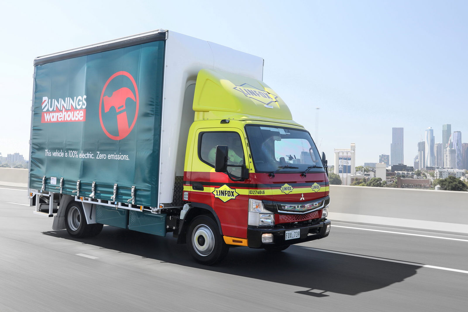 Linfox add Fuso e-Canter all-electric trucks to its Bunnings delivery ...