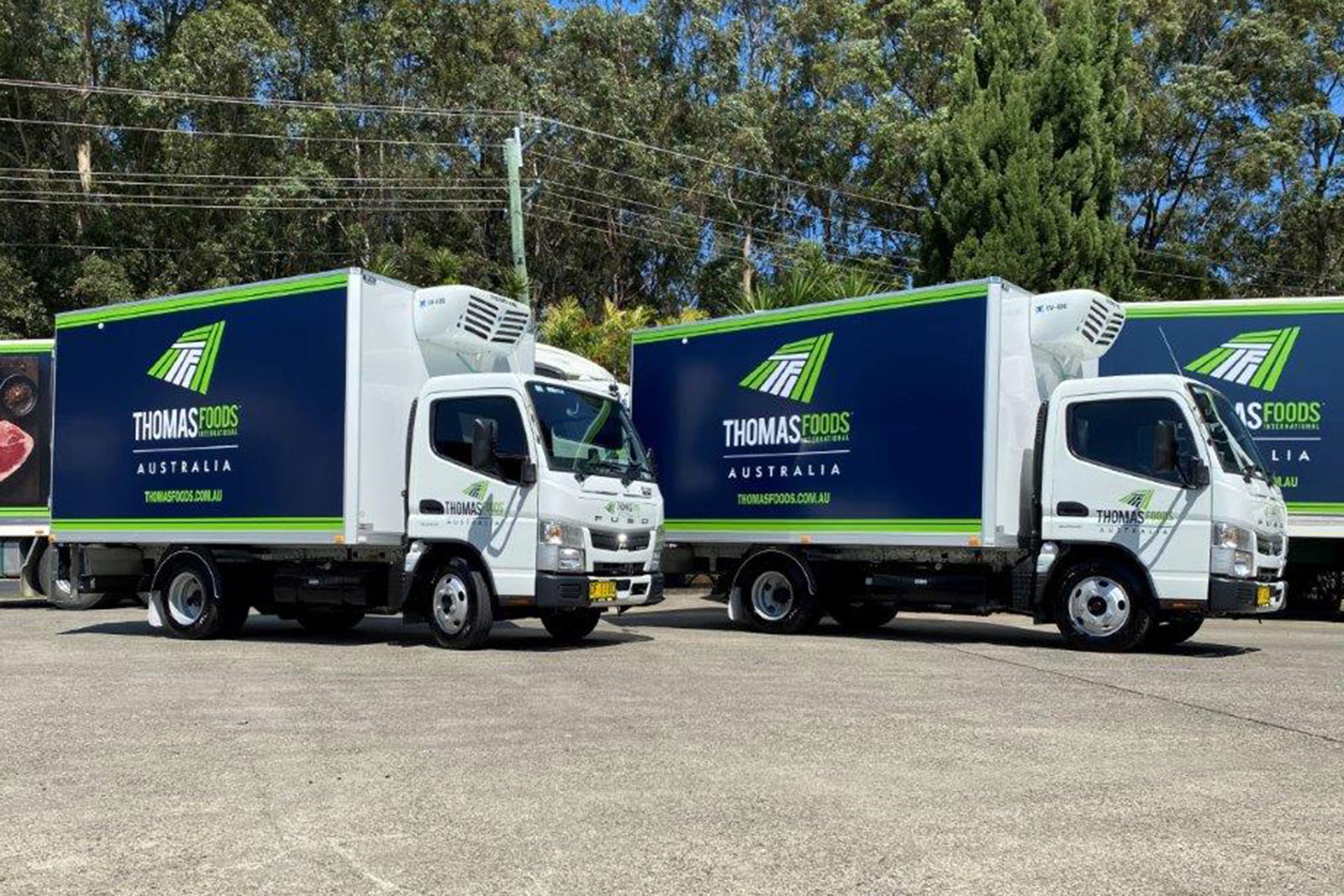 Two new Fuso Canter 515 trucks join the the Thomas Foods fleet – Mavin ...