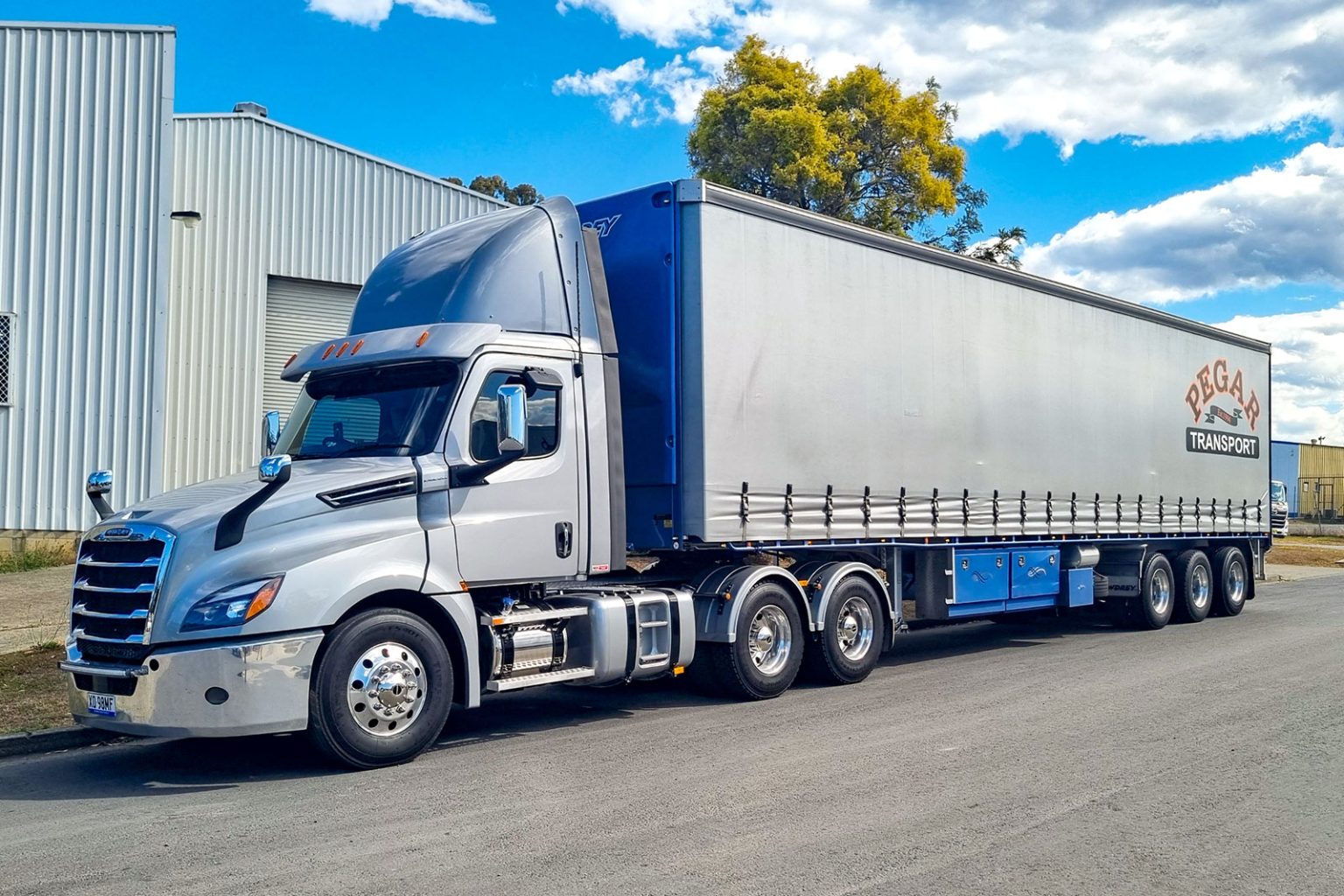 A new Freightliner Cascadia 126 joins the Pegar Transport Fleet – Mavin ...