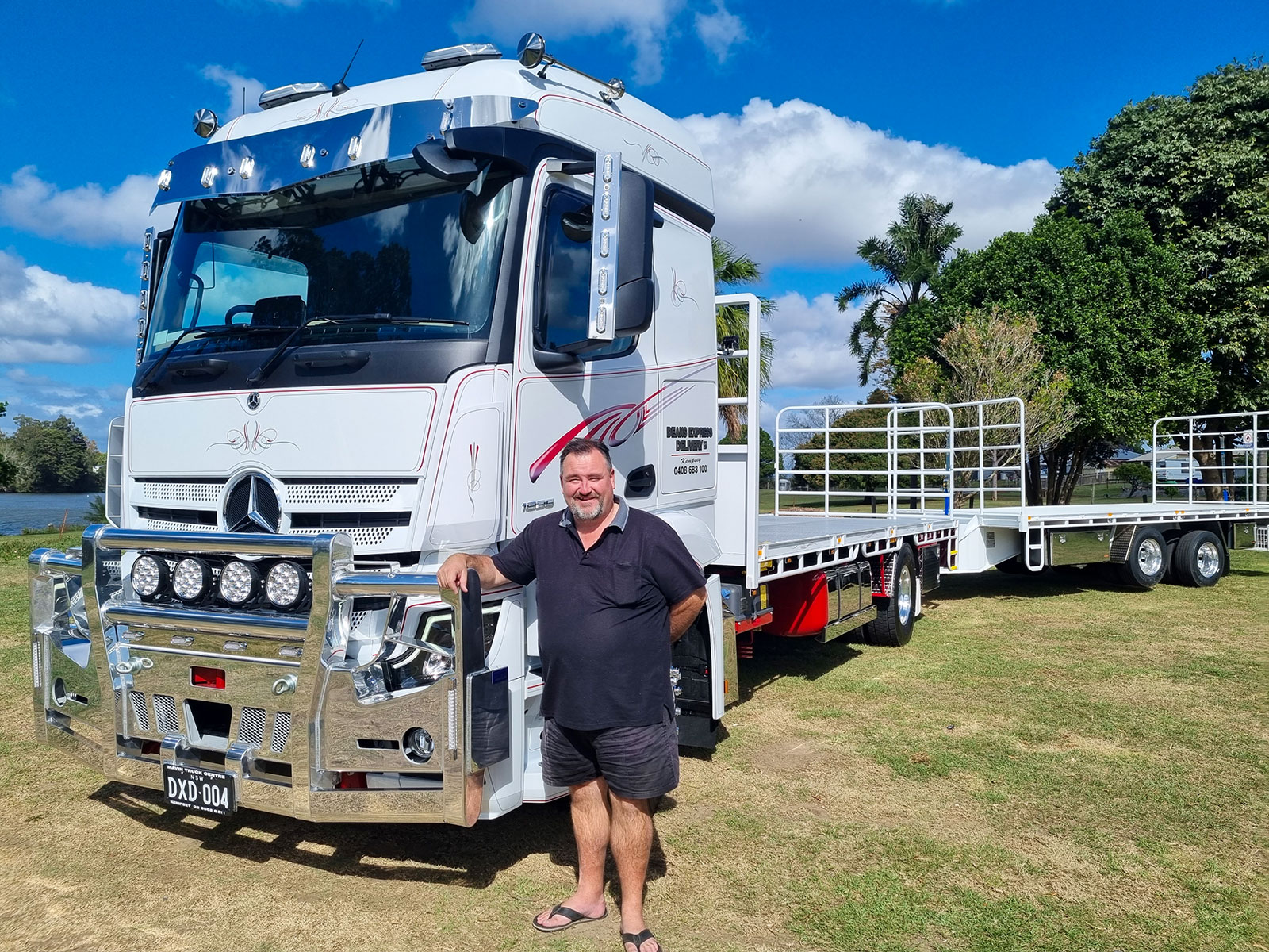 Deans Express Delivery have had a delivery from MTC – a new Mercedes Benz Actros – Mavin Truck ...