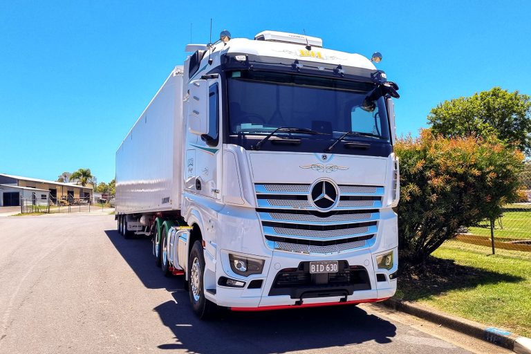 Another 630hp Mercedes-Benz Actros joins the Bidner Haulage fleet – Mavin Truck Centre Mercedes ...
