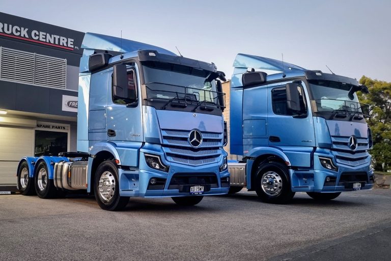 MTC deliver two new Mercedes Benz Actros 2653’s to Hunter & Northern Logistics – Mavin Truck ...