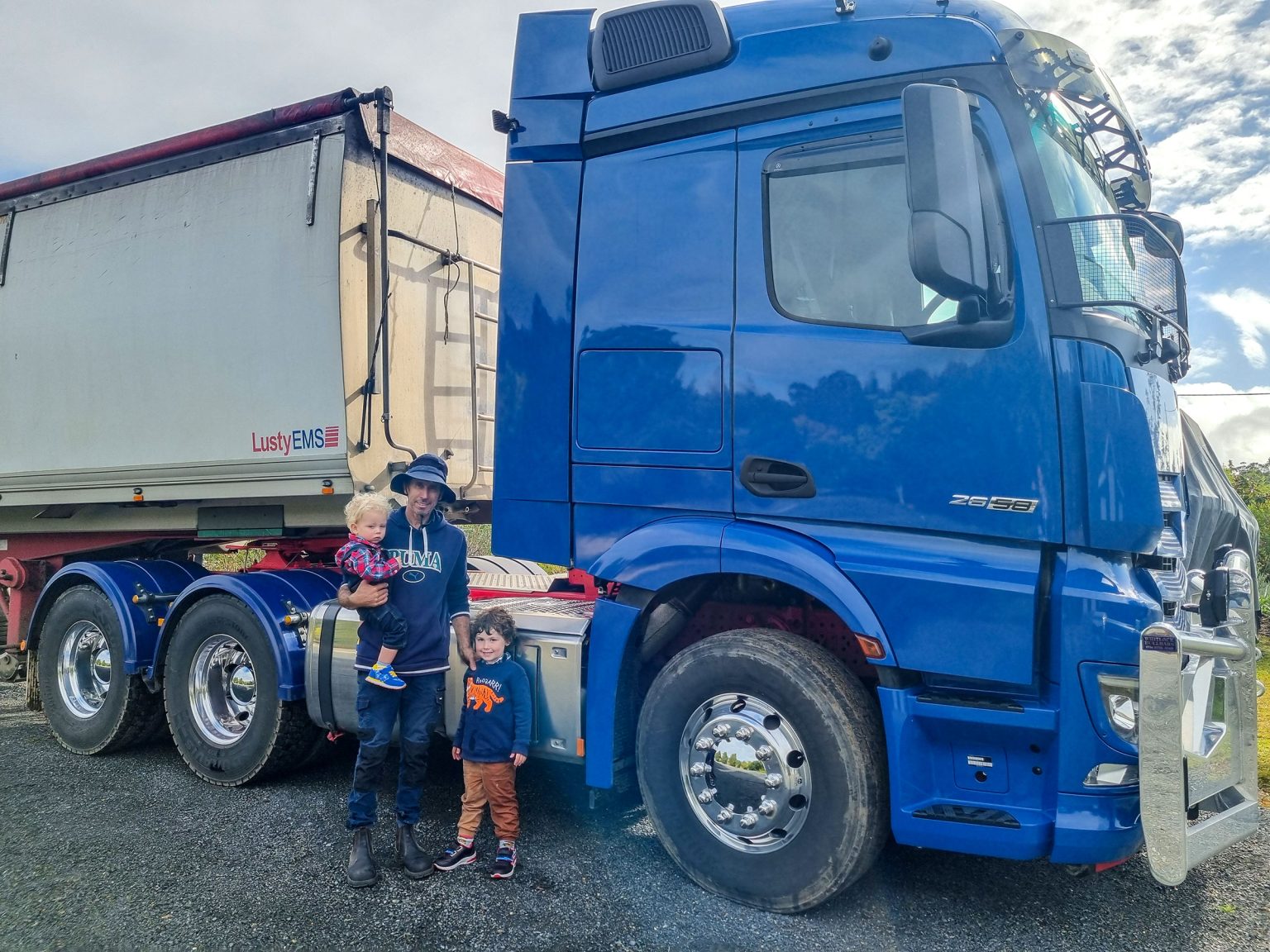 A new Mercedes Benz Actros 2658 Streamspace 19m B Double combination ...